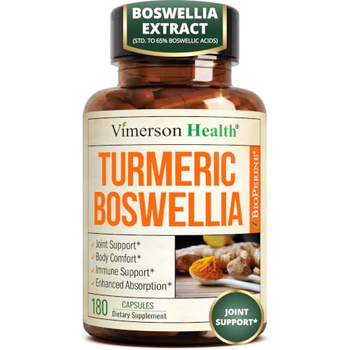 Boswellia Serrata turmeric curcumin capsules