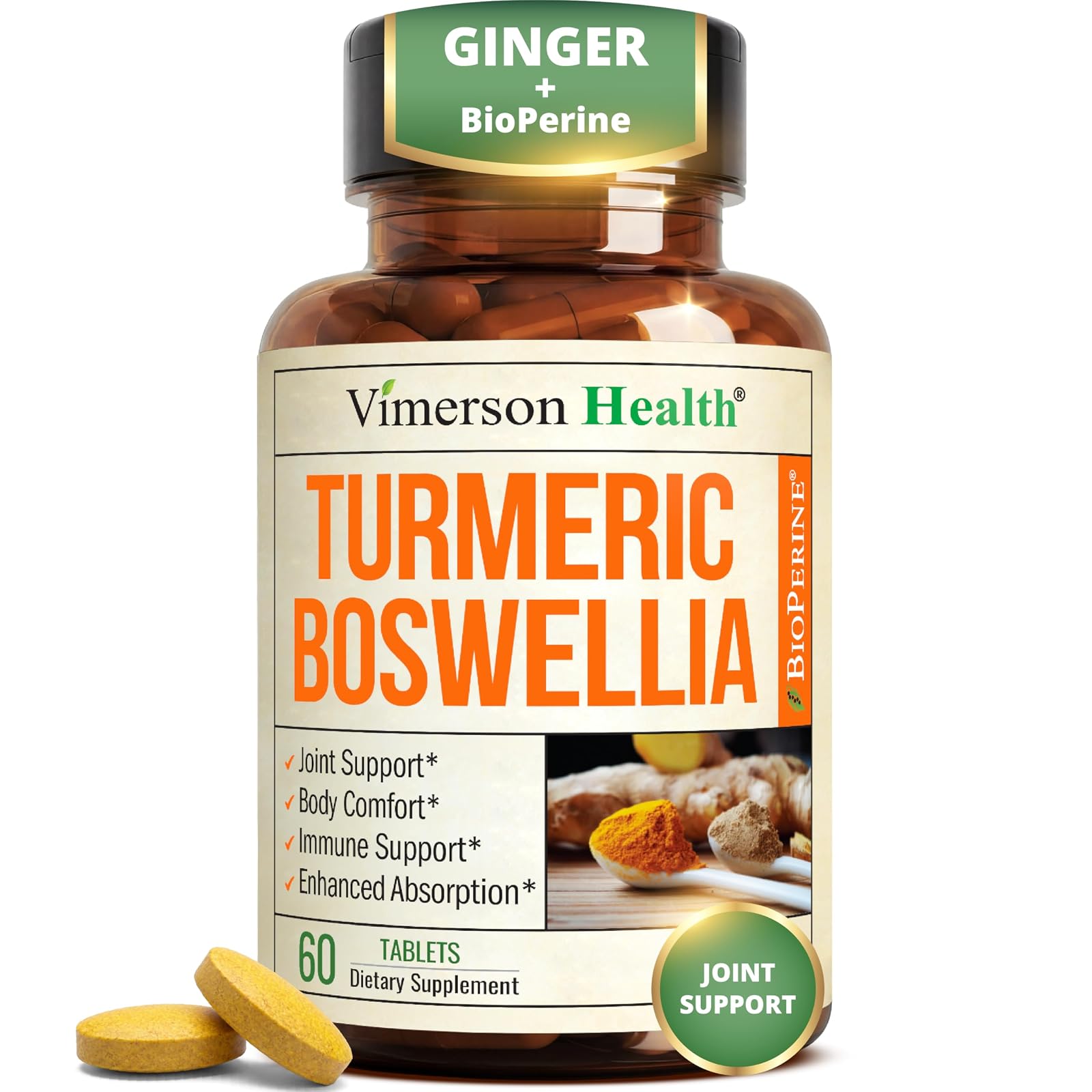 Boswellia Serrata turmeric curcumin tablets