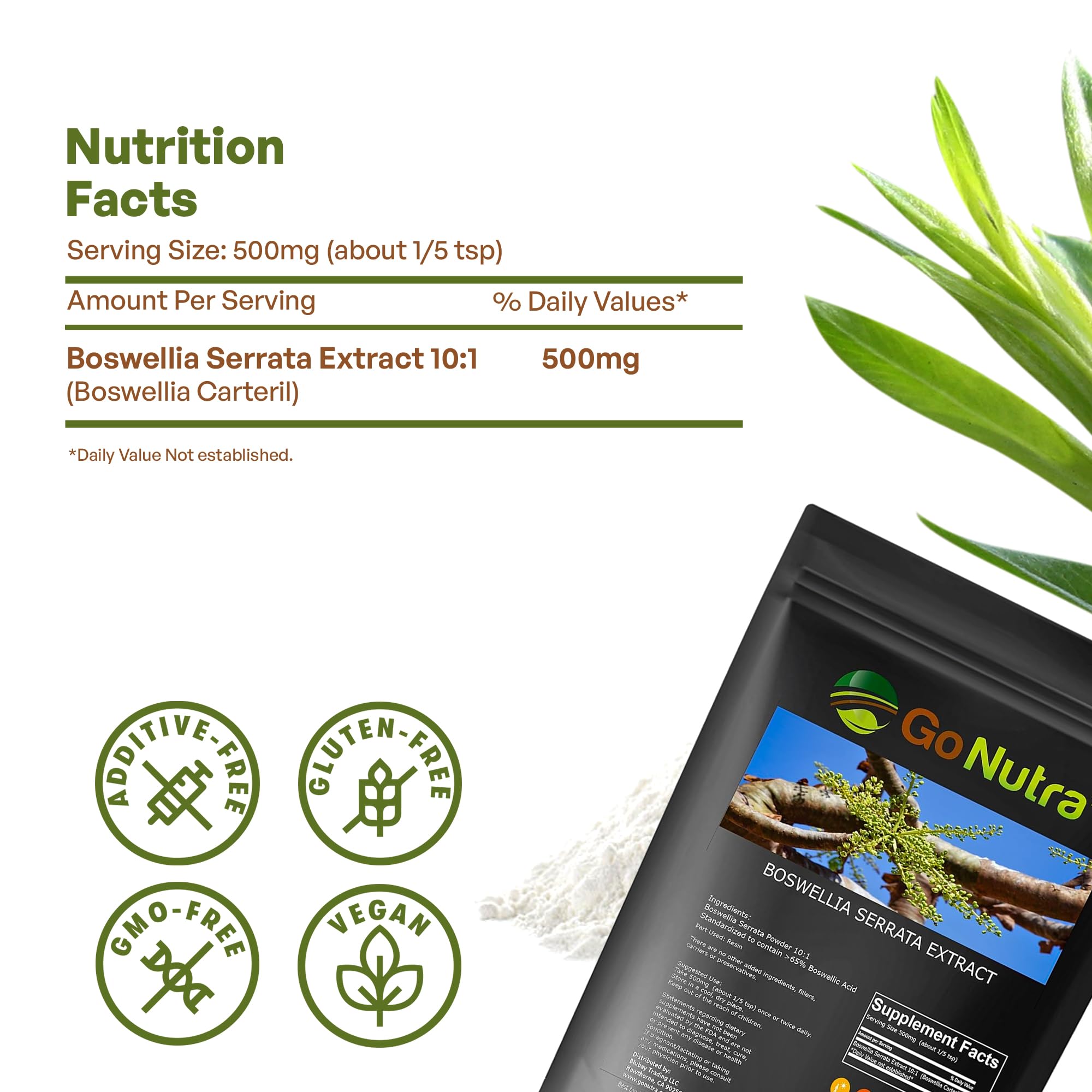 boswellia serrata with 65% boswellic acid
