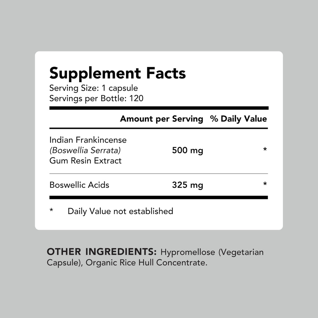 boswellia serrata with 65% boswellic acids
