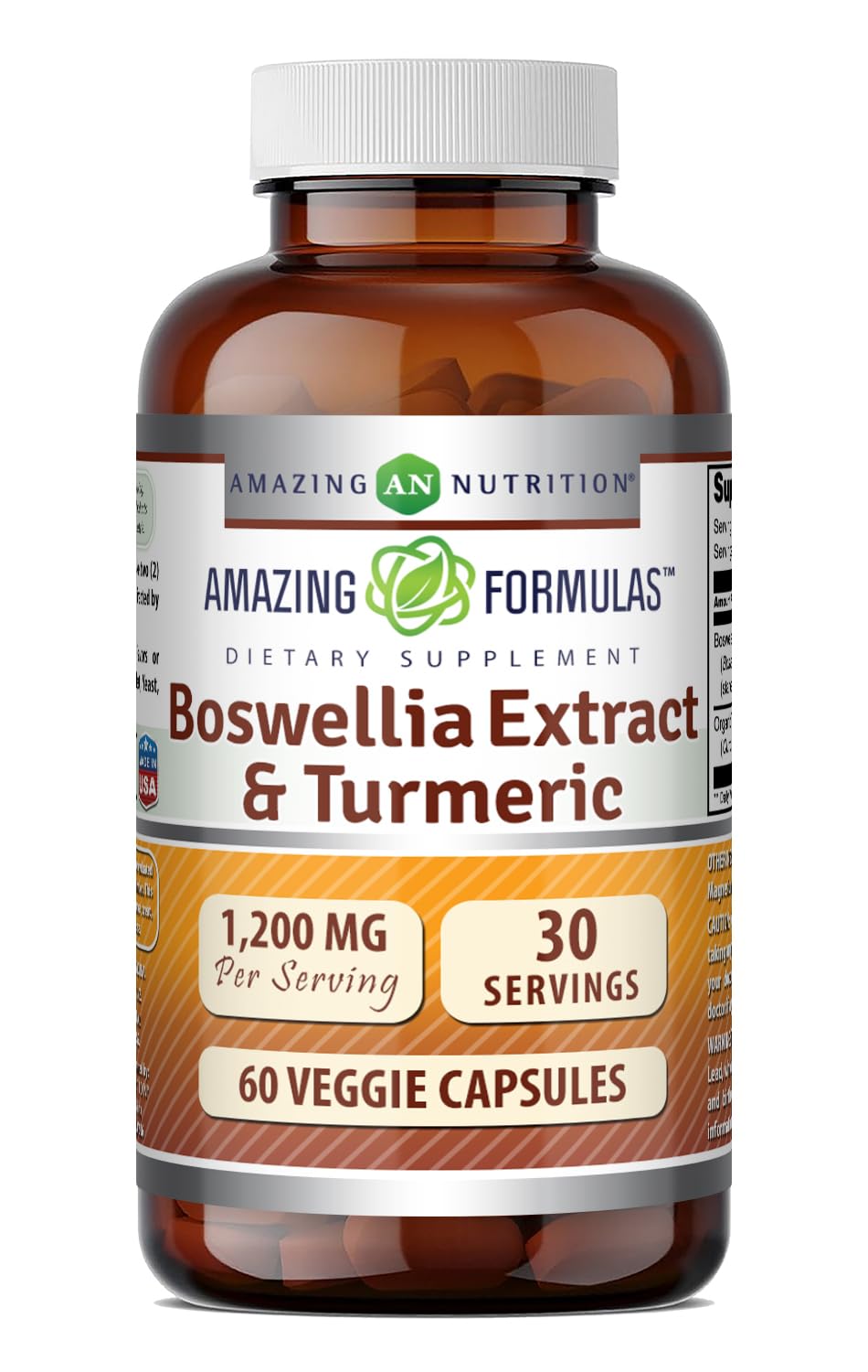 Boswellia turmeric supplement for wellness