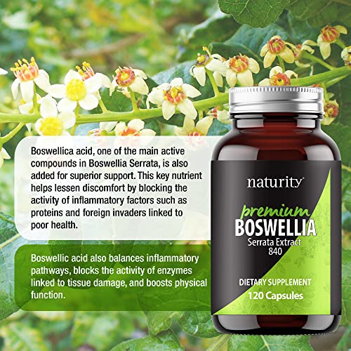 Boswellic acid for enhanced mobility