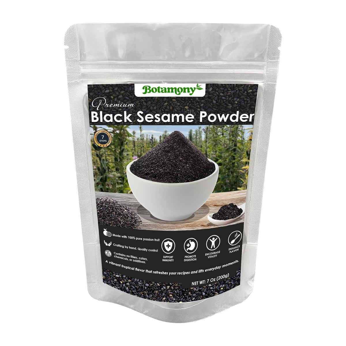 BOTAMONY black sesame powder nutrition boost