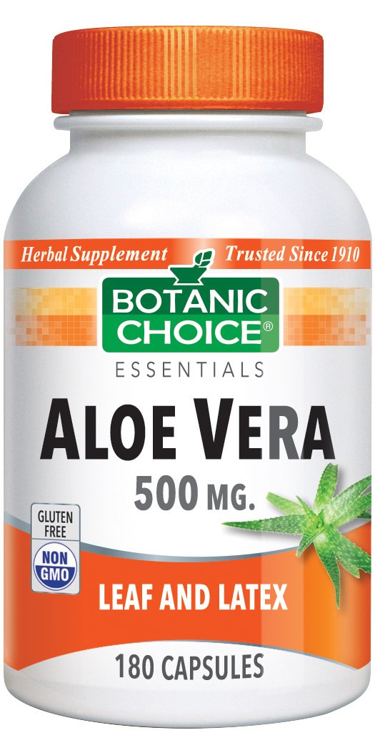 Botanic Choice Aloe Vera capsules for digestion