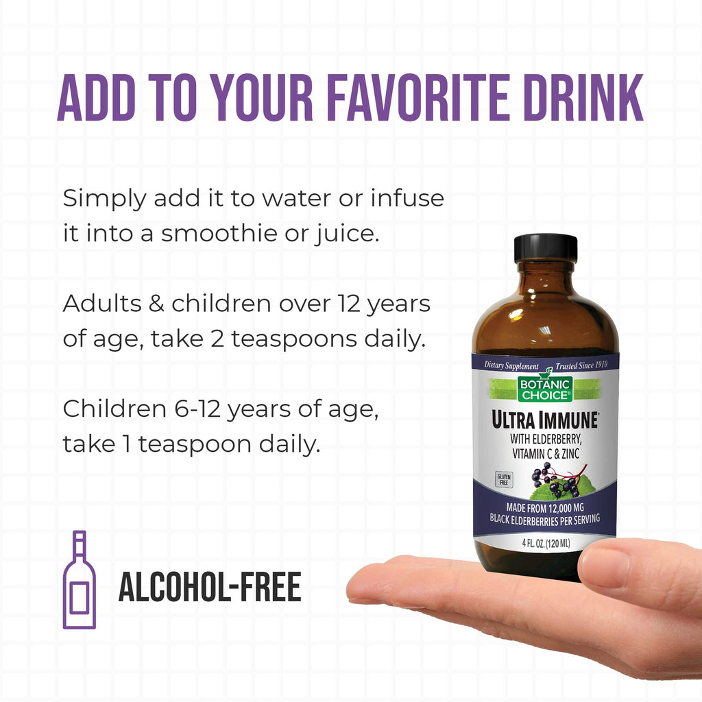 Botanic Choice elderberry syrup for children