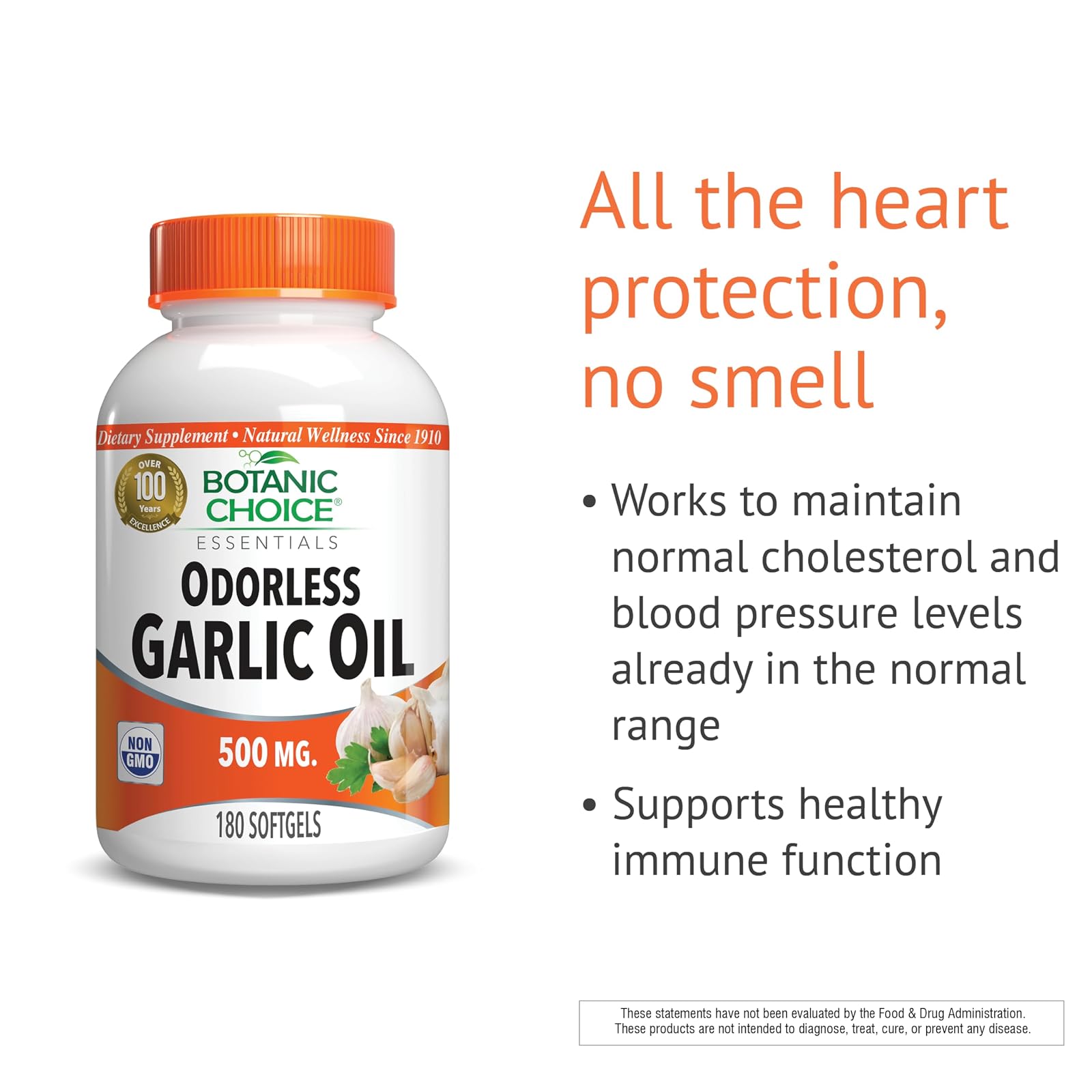 Botanic Choice garlic oil capsules