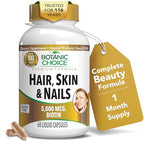 Botanic Choice hair vitamins for growth