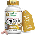 Botanic Choice lutein and bilberry capsules