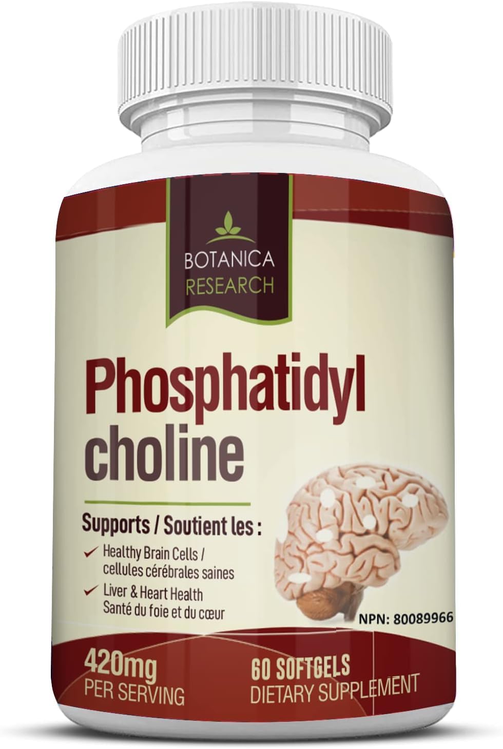 Botanica Research PhosphatidylCholine Complex benefits