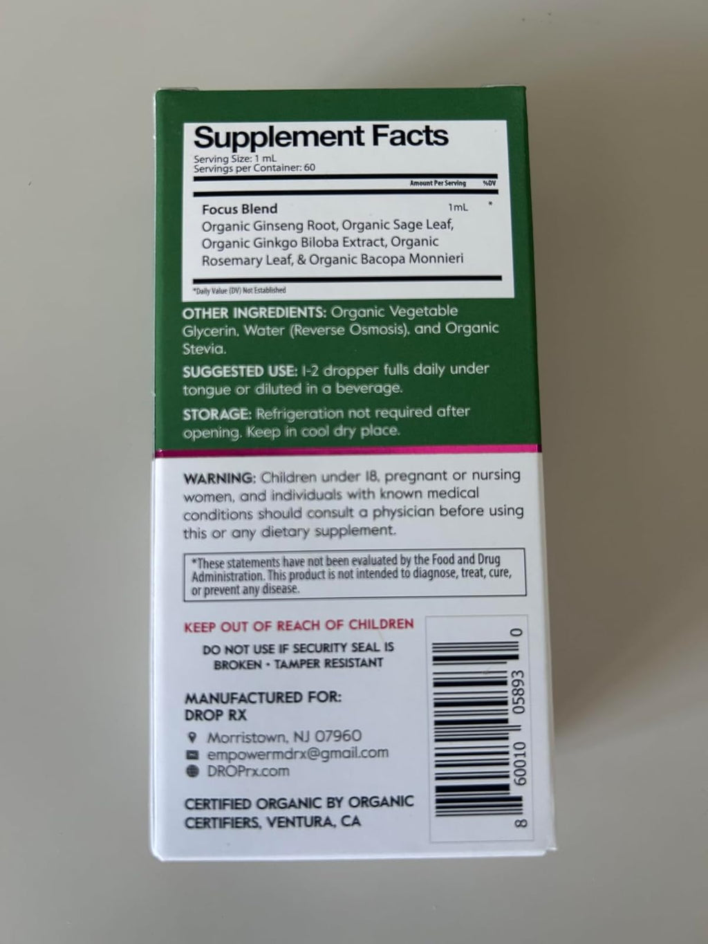 botanical remedy for focus