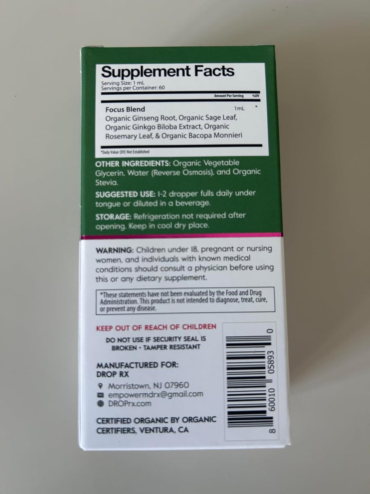 botanical remedy for focus