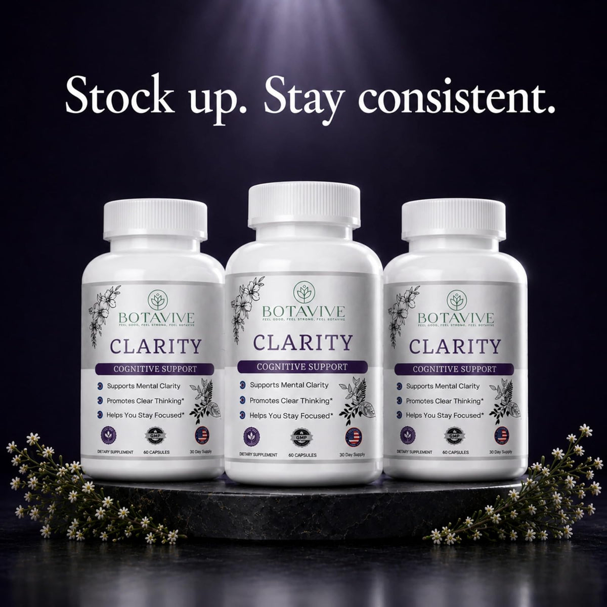 Botavive Clarity capsules for daily wellness