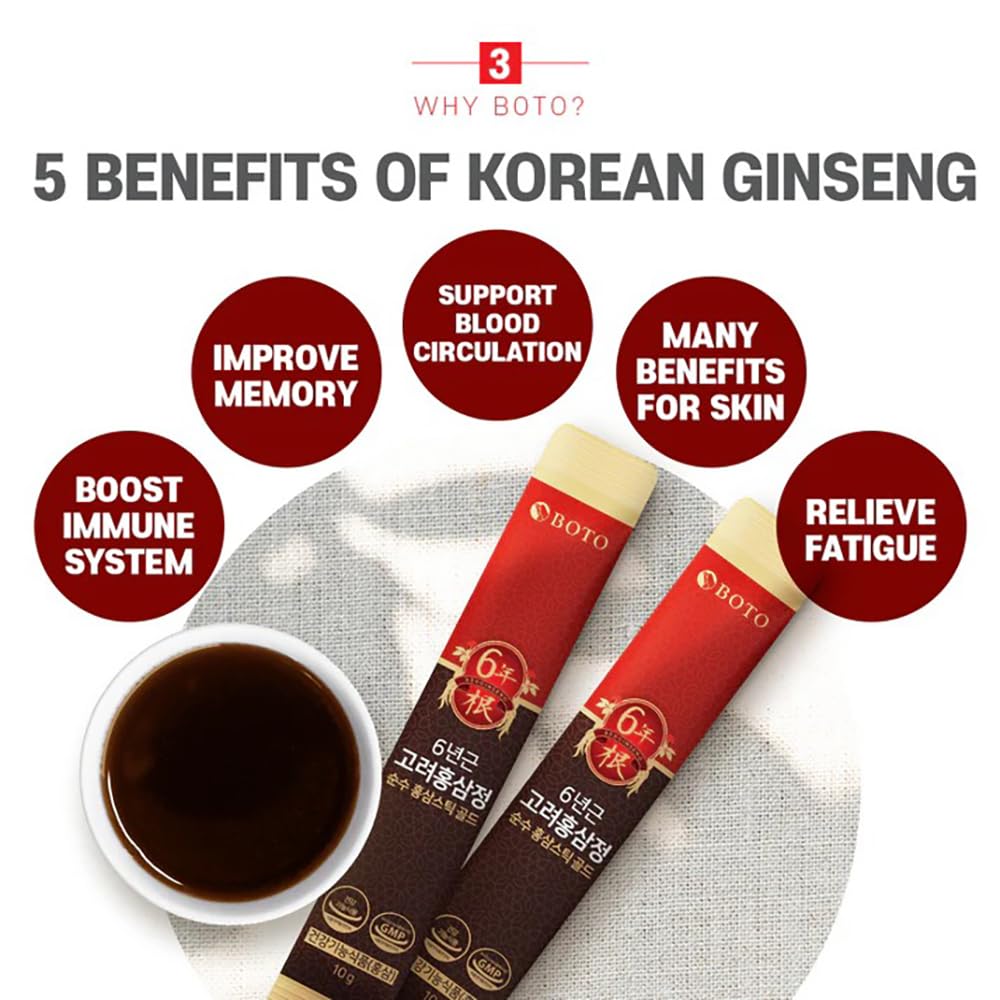 BOTO ginseng extract for daily health