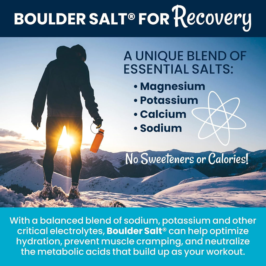 Boulder Salt electrolytes for active lifestyle