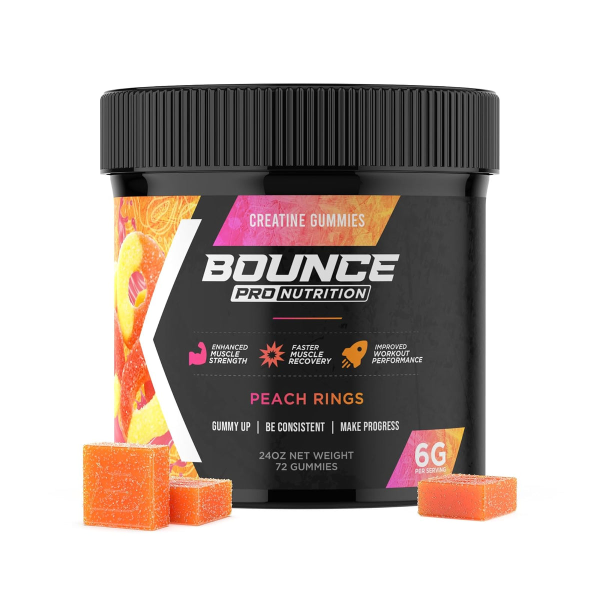 Bounce Pro creatine gummies for energy