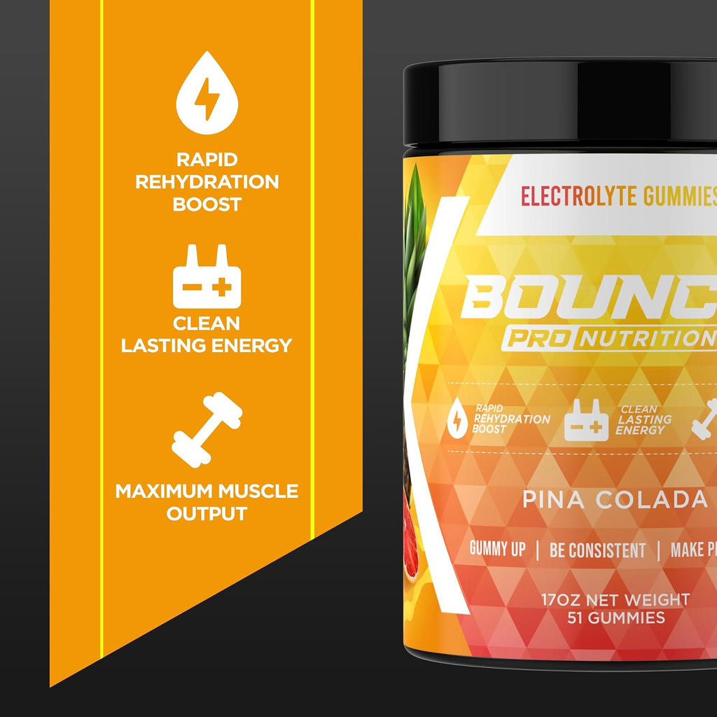 Bounce Pro gummies for daily hydration boost