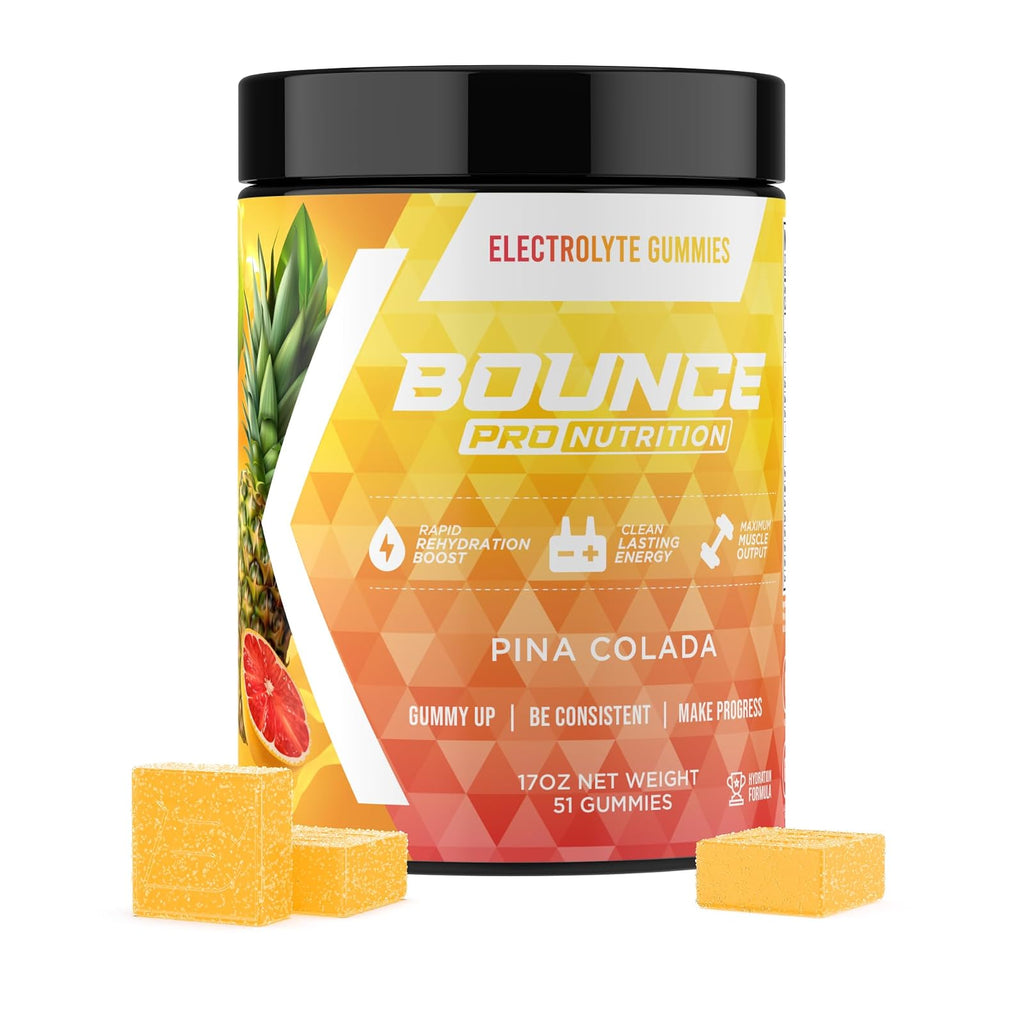 Bounce Pro hydration gummies for athletes