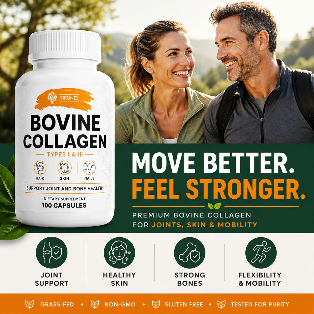 Bovine collagen capsules for joints