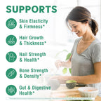 Bovine collagen for skin health