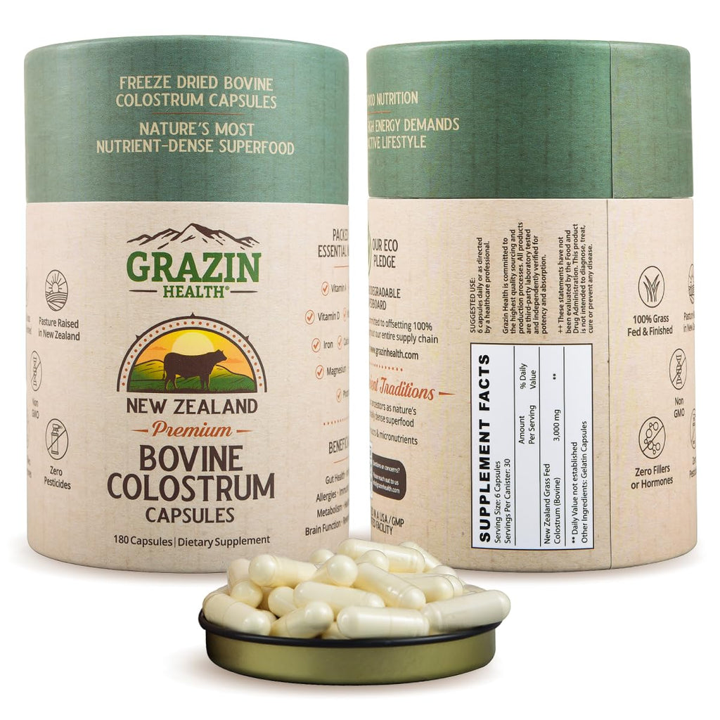 bovine colostrum capsules for gut health