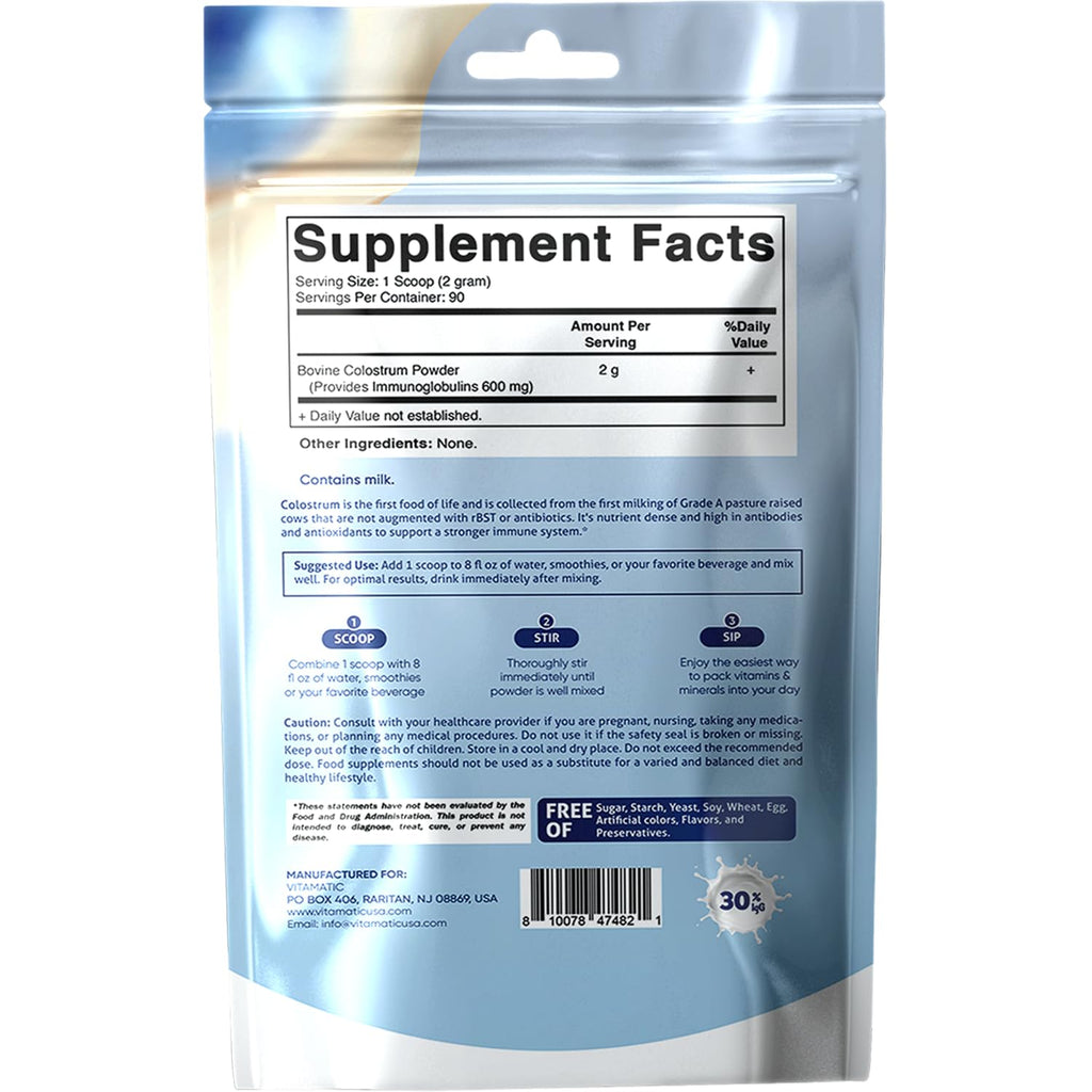 bovine colostrum for daily nutrition