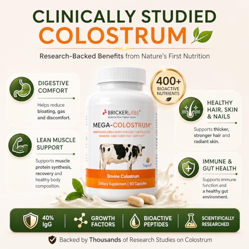 Bovine colostrum for digestive wellness