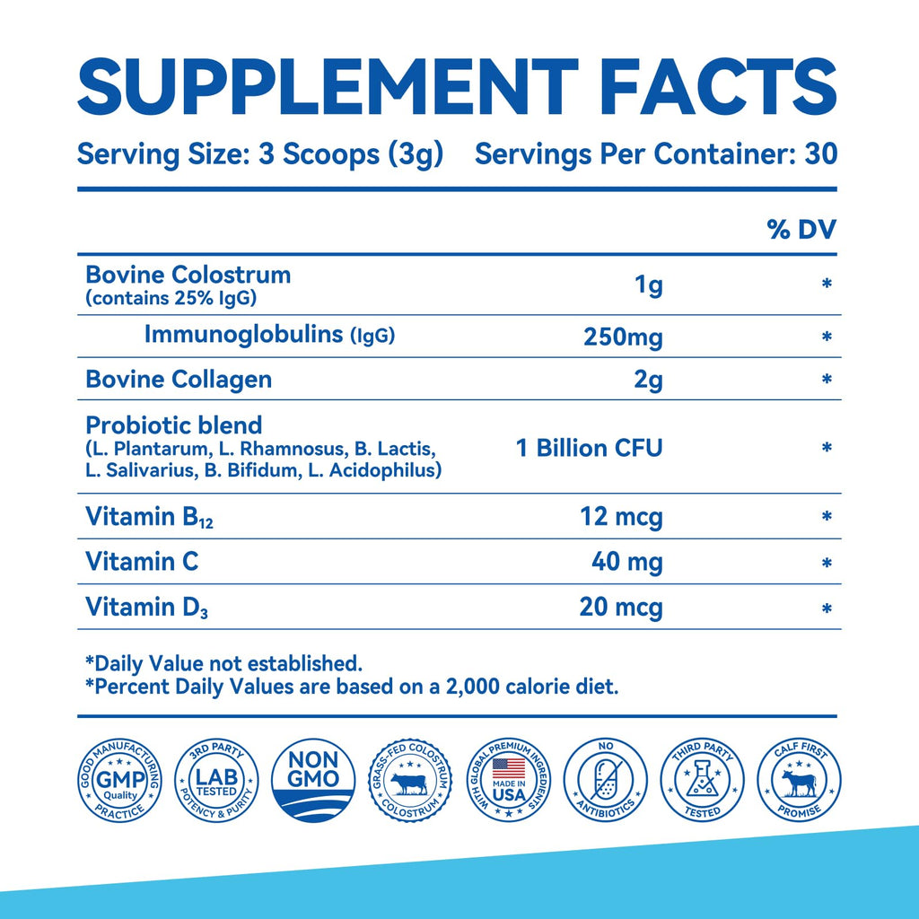 bovine colostrum for enhanced hair growth
