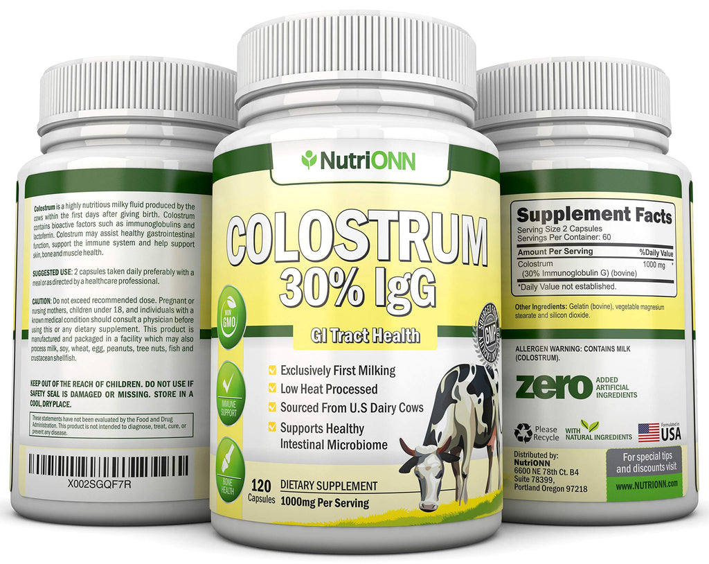 bovine colostrum for enhanced immunity