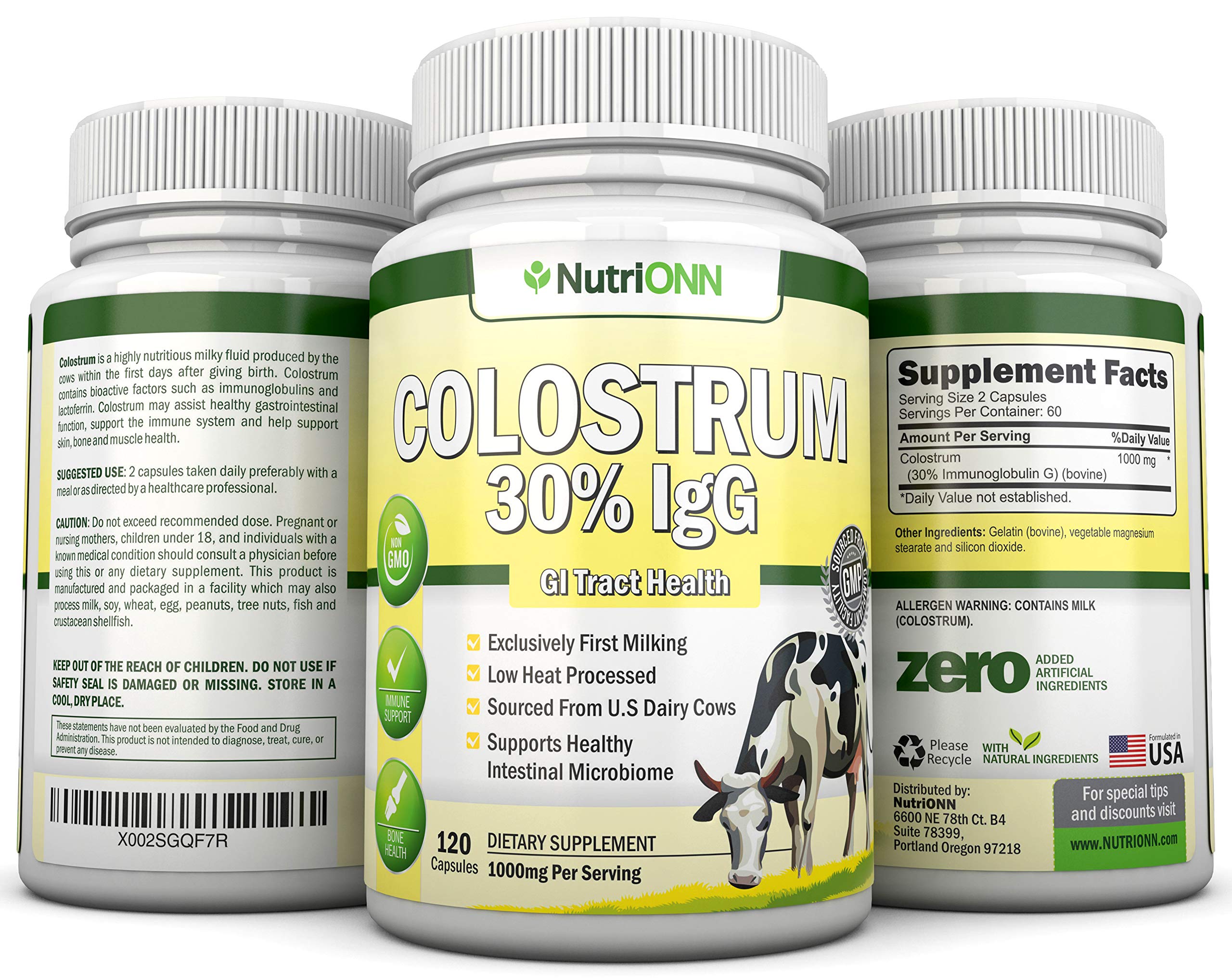 bovine colostrum for enhanced immunity