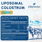 Bovine colostrum for gut health