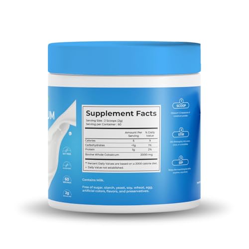 Bovine colostrum for hair health benefits