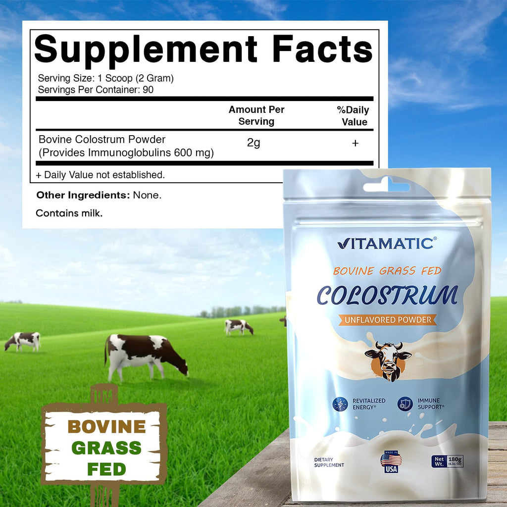 bovine colostrum for immune support