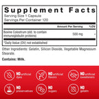 bovine colostrum for immune support