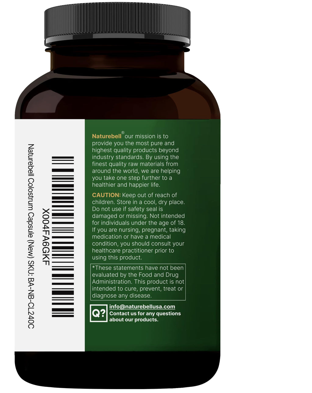 Bovine colostrum for nutritional support