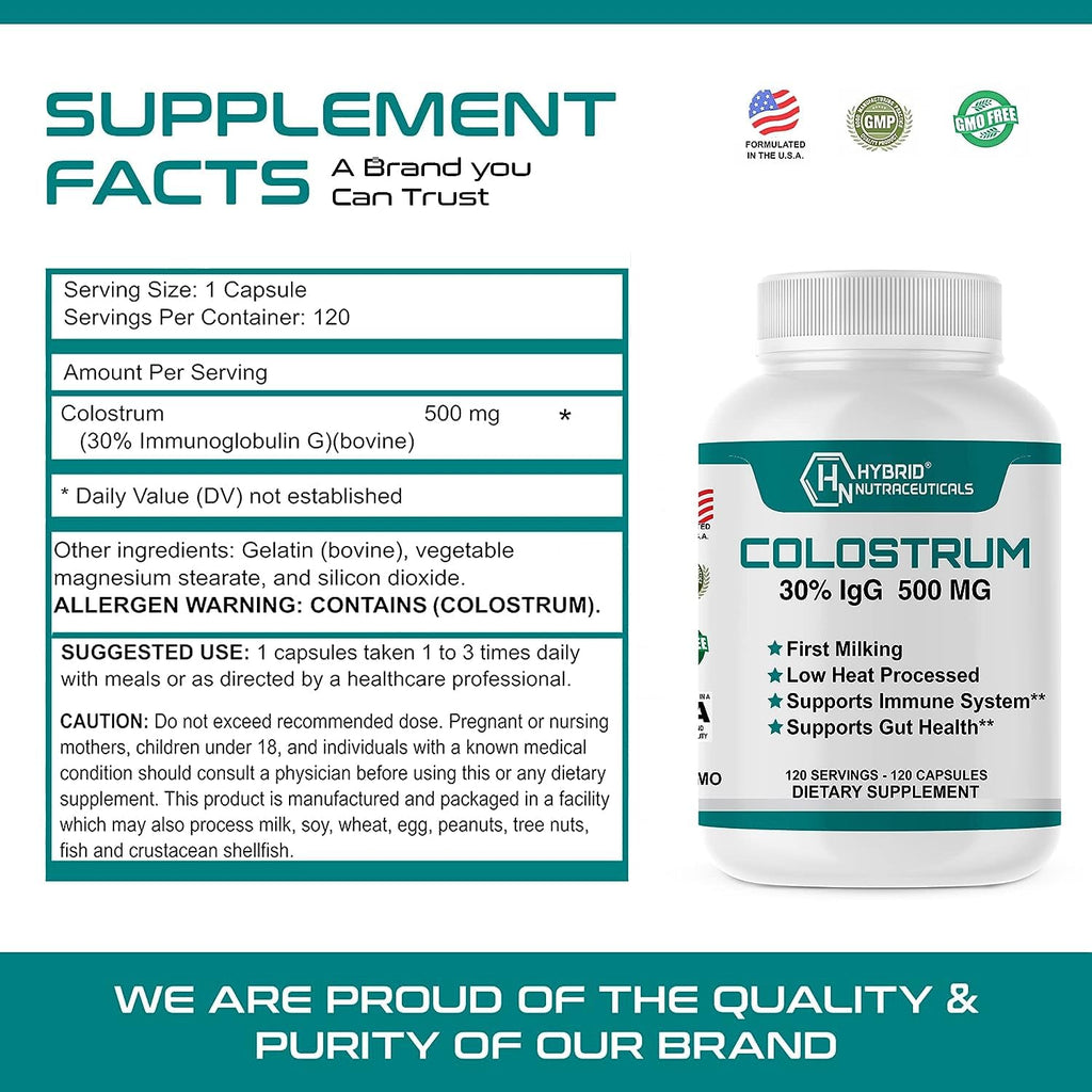 bovine colostrum for overall health