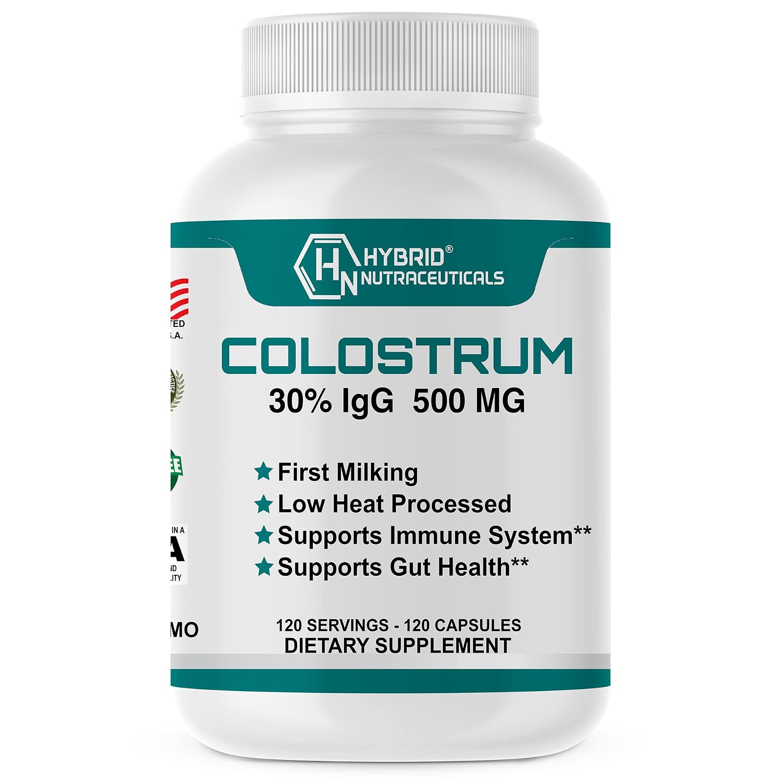 bovine colostrum immune support capsules