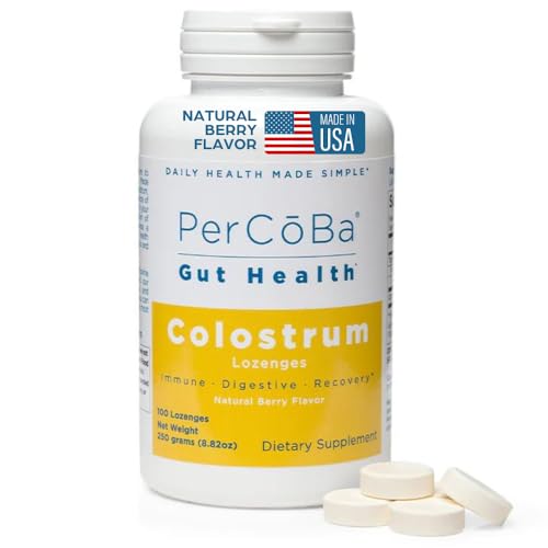 Bovine colostrum lozenges for immunity