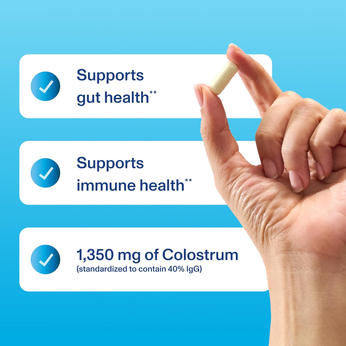 Bovine colostrum multivitamin for men
