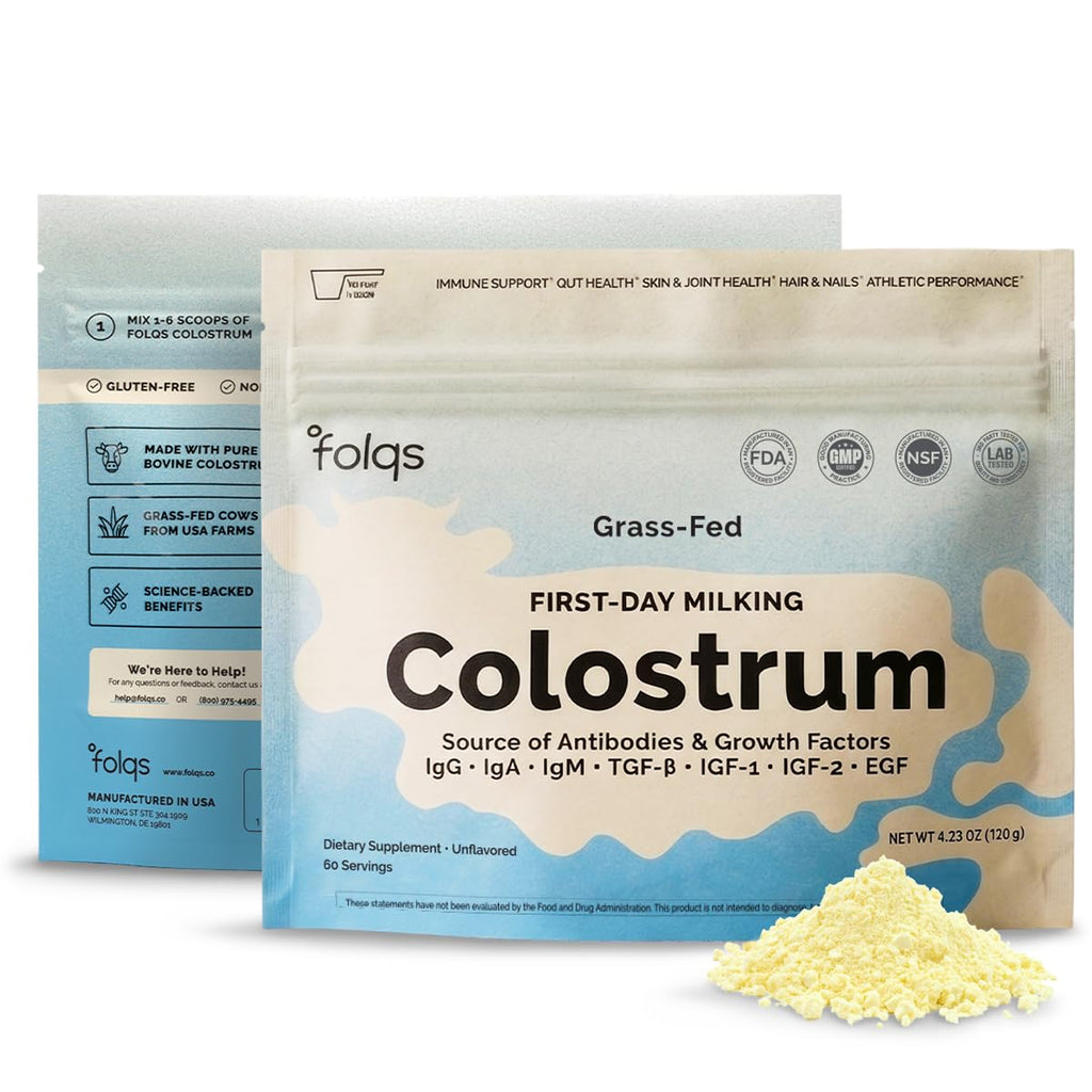 Bovine colostrum powder for immunity