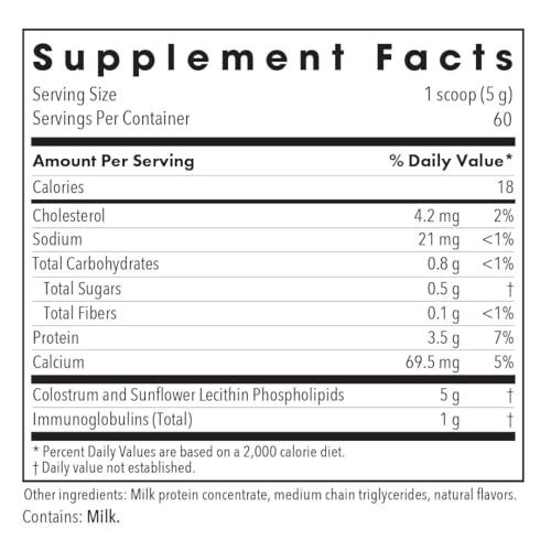bovine colostrum powder for immunity
