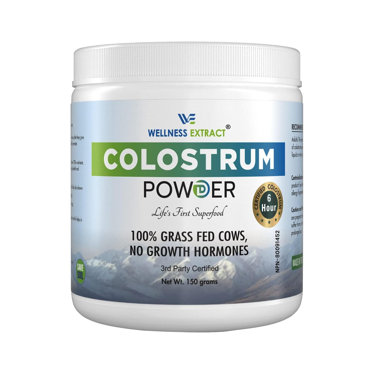 bovine colostrum powder for immunity