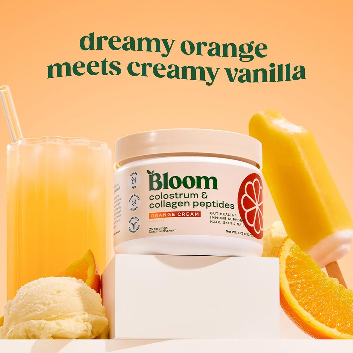 Bovine colostrum powder for kids