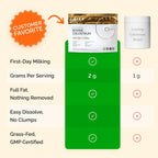 Bovine colostrum powder for seniors