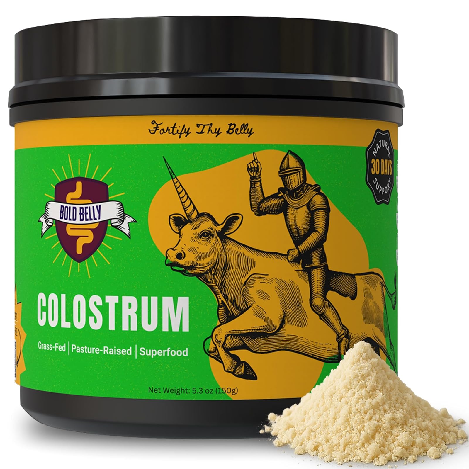 bovine colostrum powder supplement