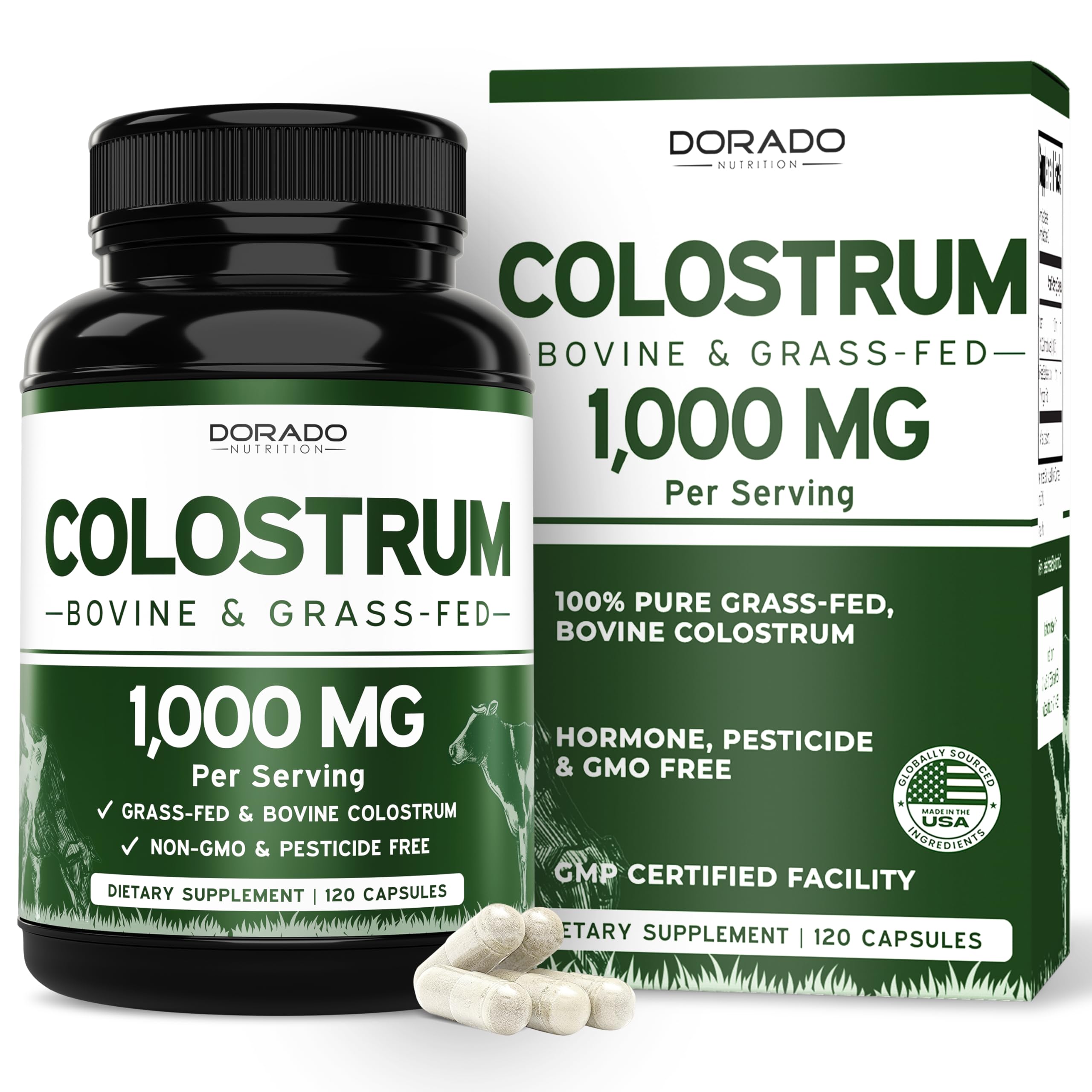 bovine colostrum supplement capsules