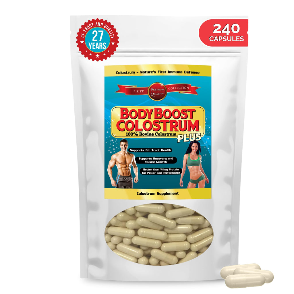 bovine colostrum supplement with lactoferrin