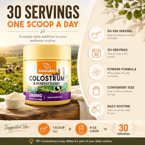 bovine colostrum with prebiotics