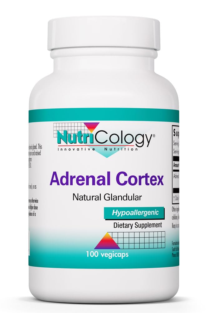 Bovine glandular supplement for adrenal health