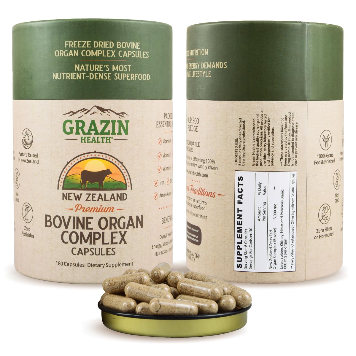 Bovine Organ Complex multivitamins for men