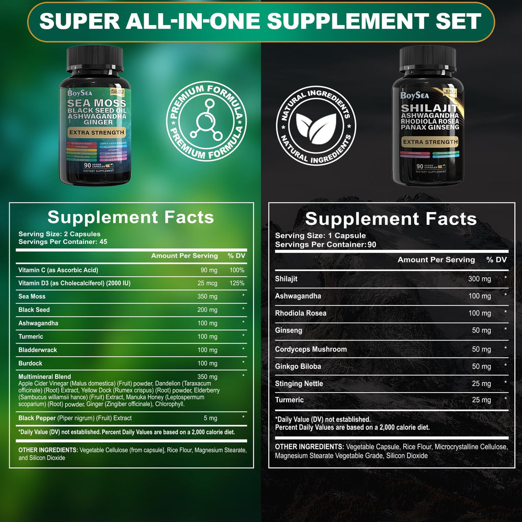 Boysea sea moss for immune support